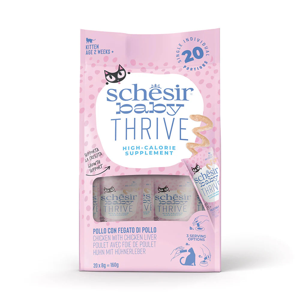 Schesir - Baby Thrive Complementary Cat Wet Food - Chicken & Chicken L – Vetopia Online Store