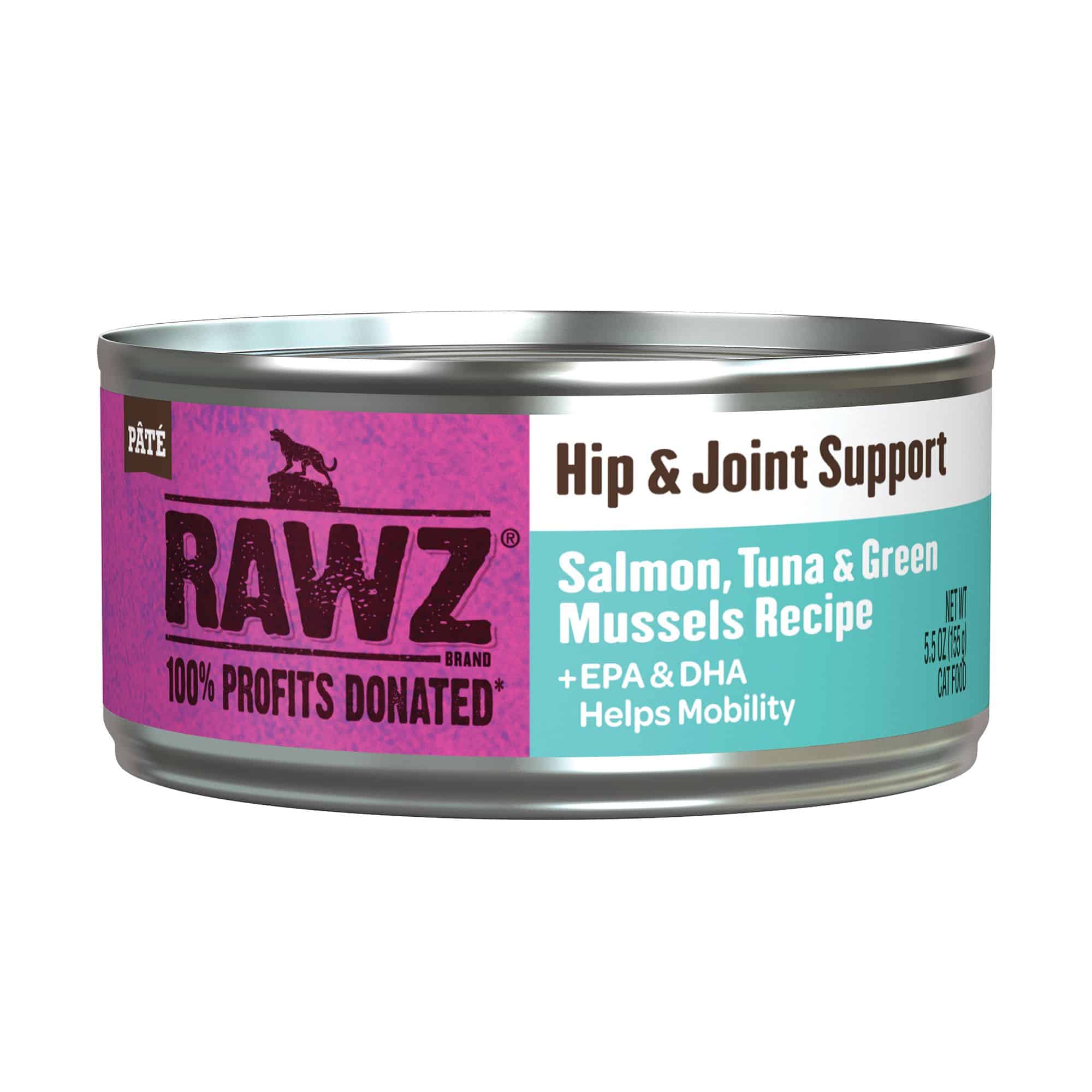 Rawz Solution Based Cat Wet Food - Hip & Joint Support Salmon, Tuna ...