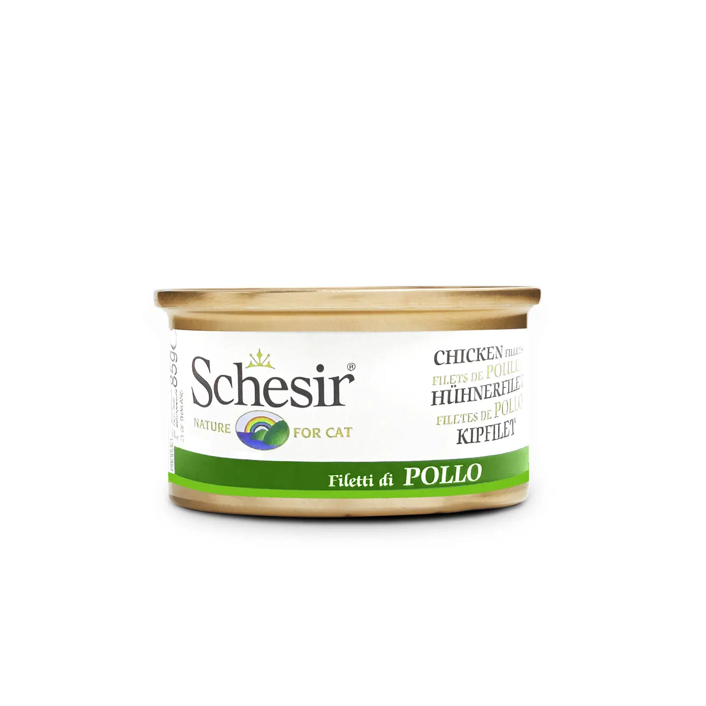 Schesir - Complementary Wet Food for Adult Cats - Chicken Fillets 85g – Vetopia