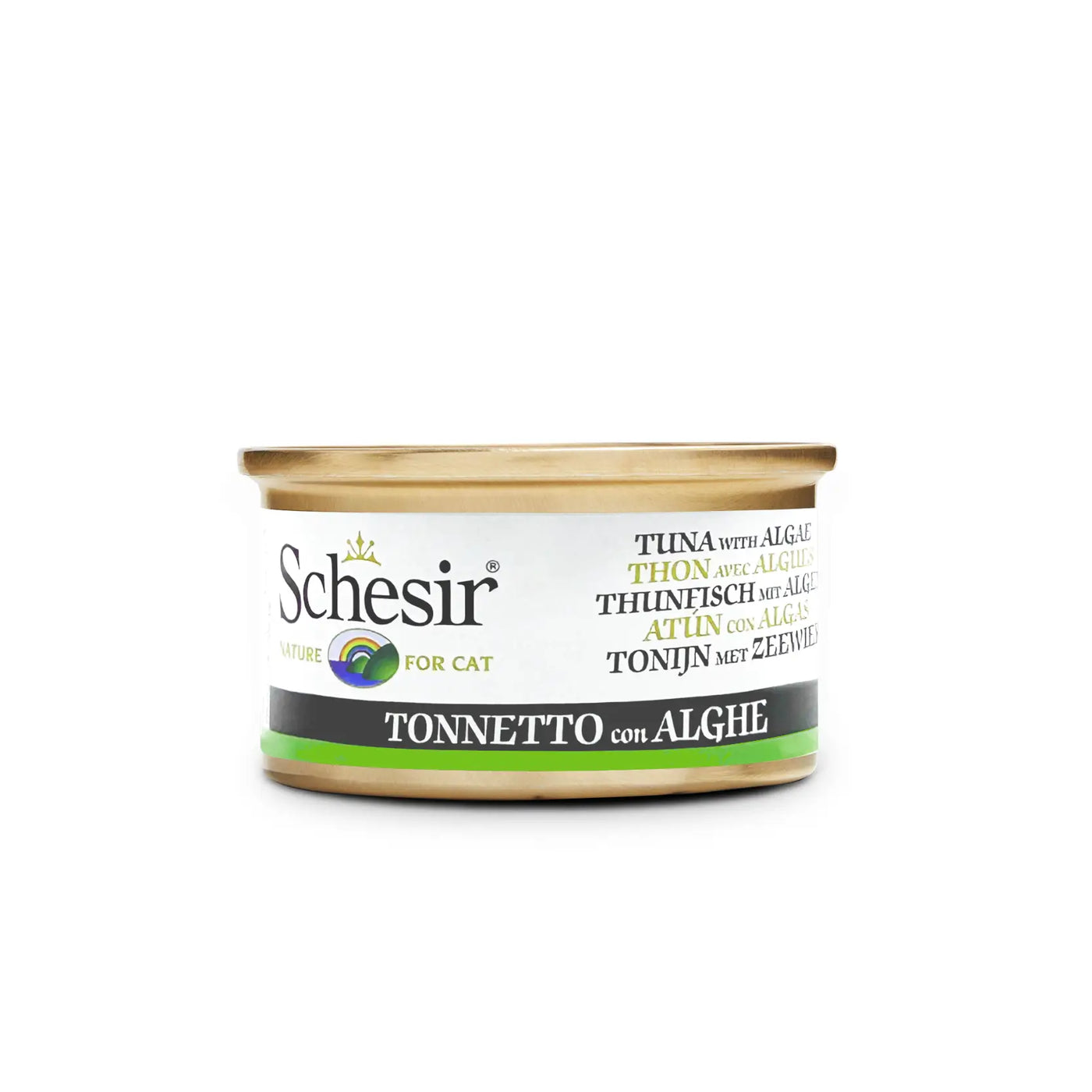 Schesir - Complementary Wet Food for Adult Cats - Tuna with Algae 85g – Vetopia