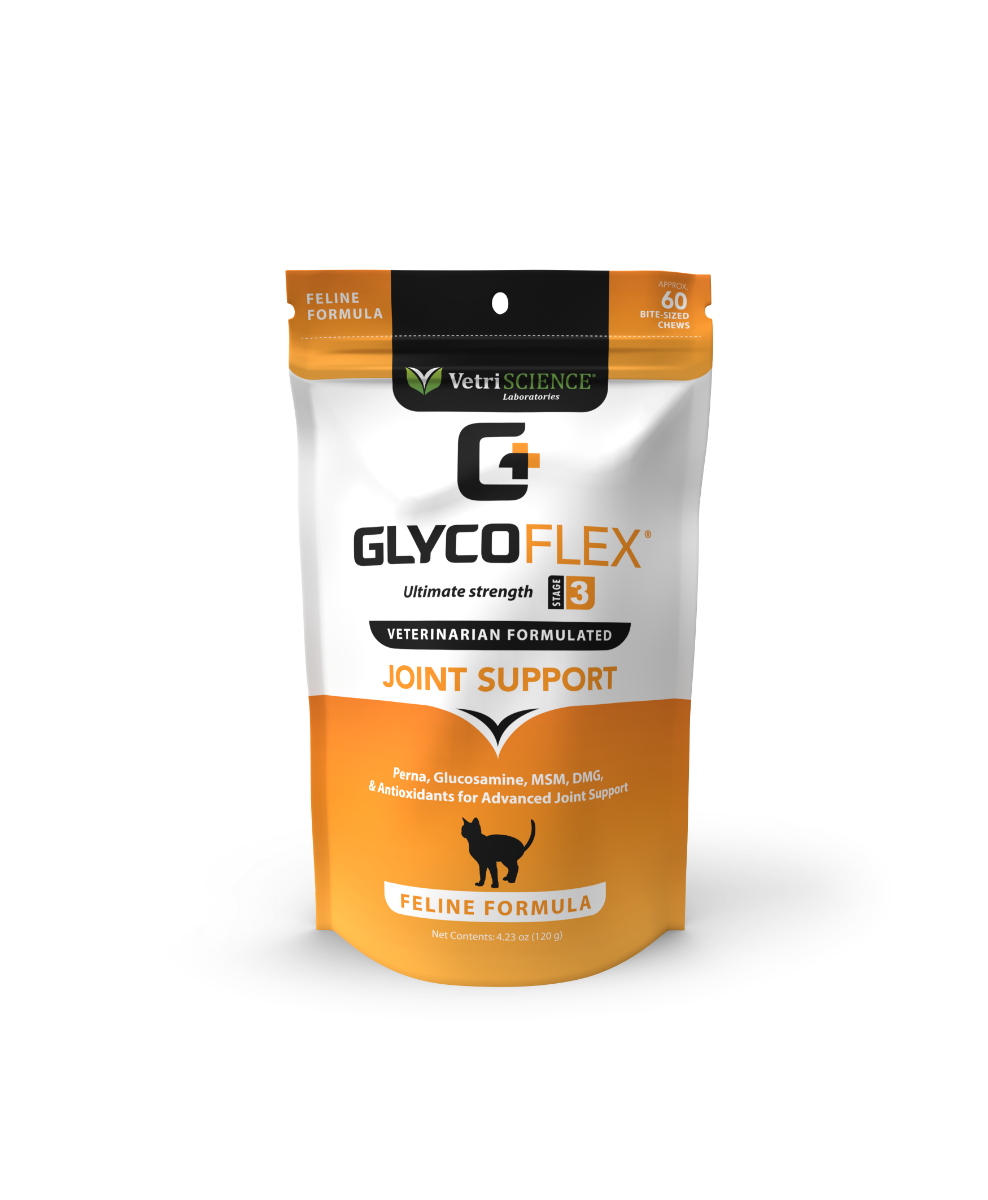 VetriScience - GlycoFlex 3 Feline Bite-Sized Chews (Joint Supplement F ...