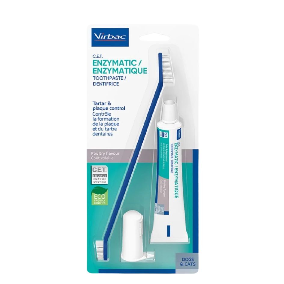 Virbac - C.E.T. Enzymatic Toothpaste For Dogs & Cats (Chicken Flavour ...