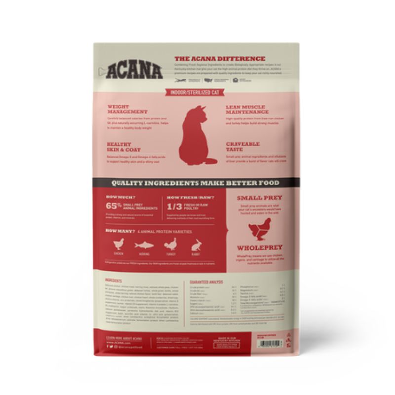 Acana - Indoor Entree Cat Food – Vetopia