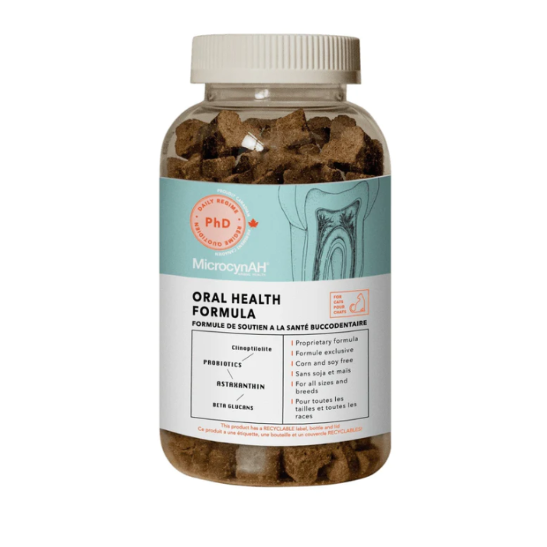 MicrocynAH PhD Cat Treats - Oral Health Formula 120g – Vetopia