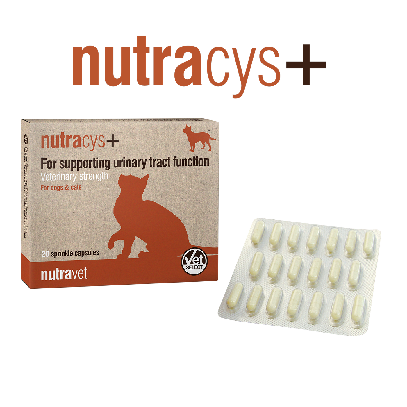 Nutravet - Nutracys+ (Urinary Supplement for Dogs & Cats) 220 caps ...